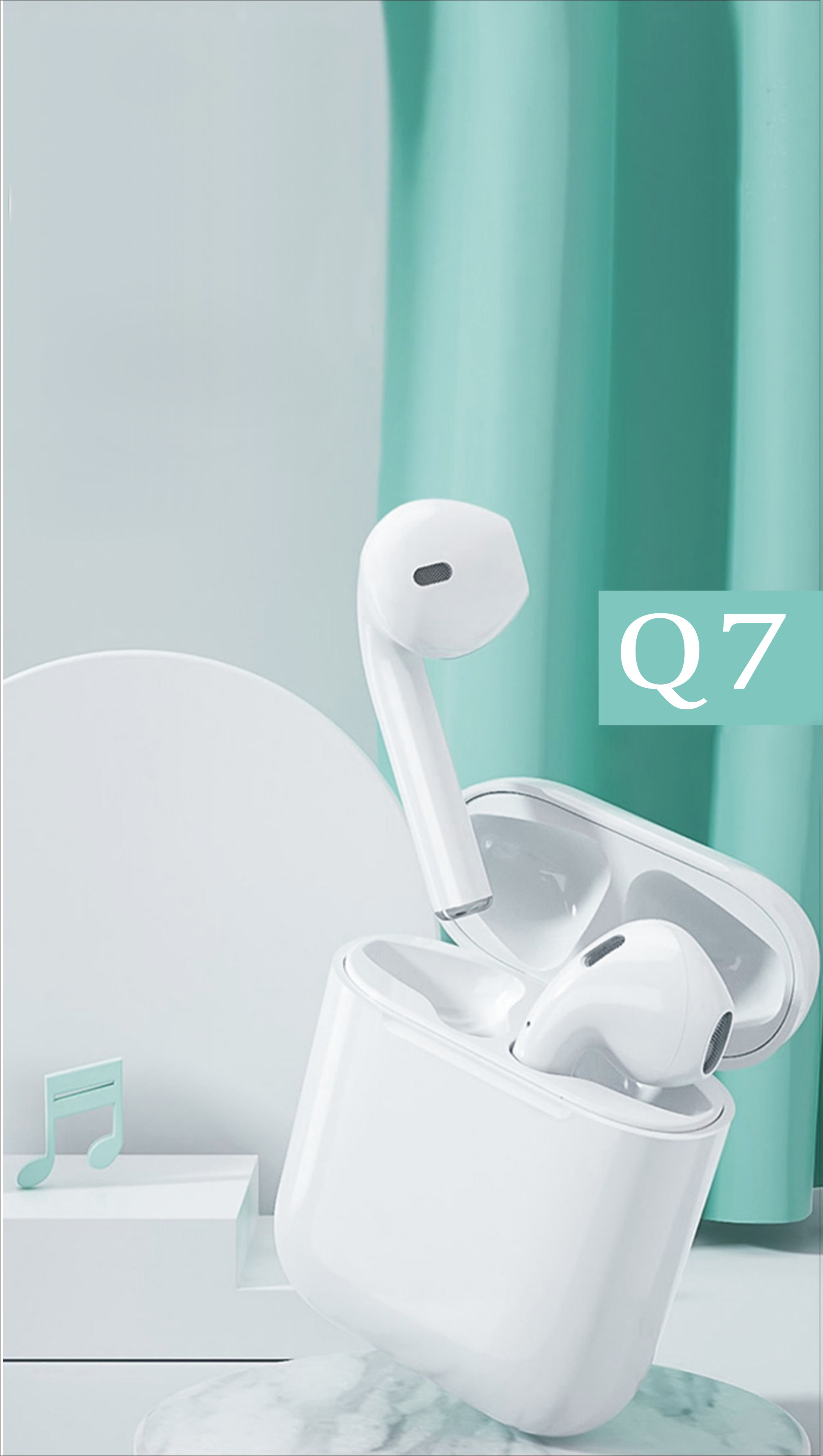 Q7 2020 New Wireless Stereo Earbuds Tws 5.0 Earphones 2nd Gen TWS 2 For ...
